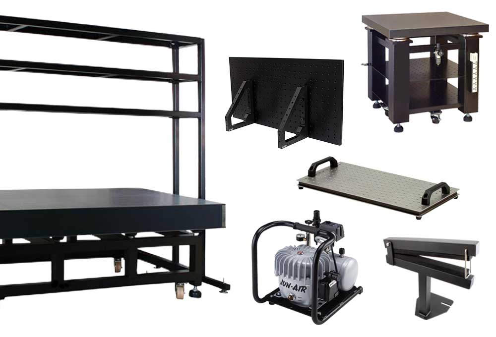 Vibration Free Tables, Workstation and Bread Board