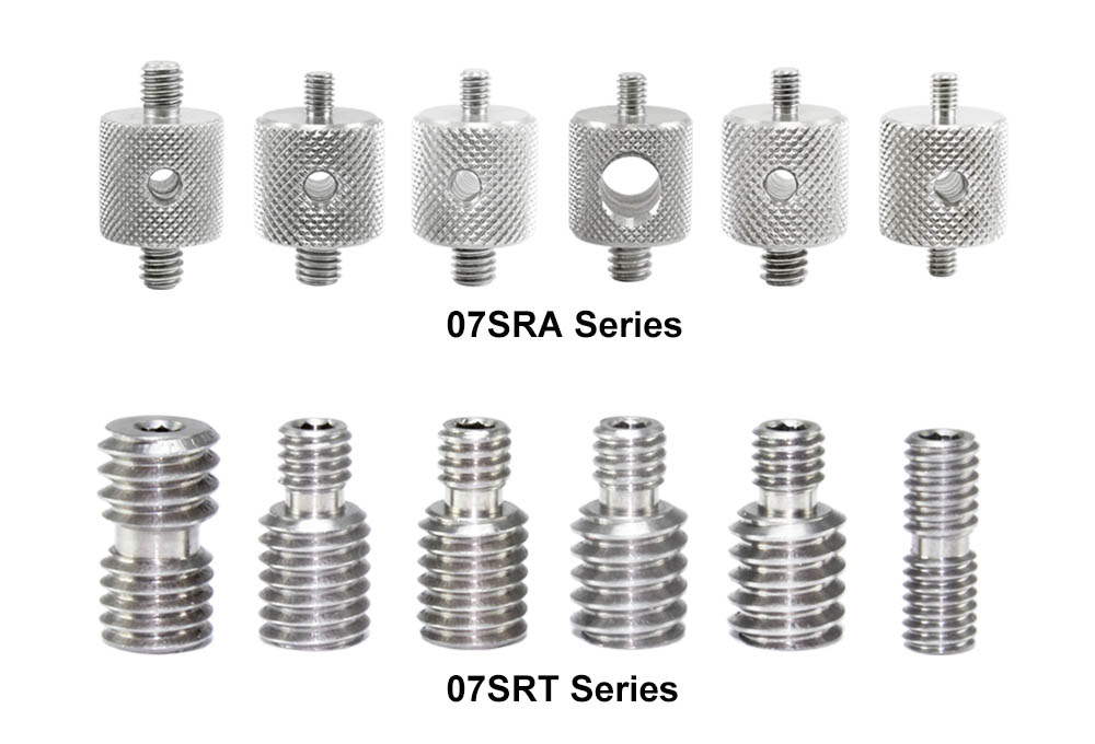 Screw Thread Adaptors with Sidelong Hole