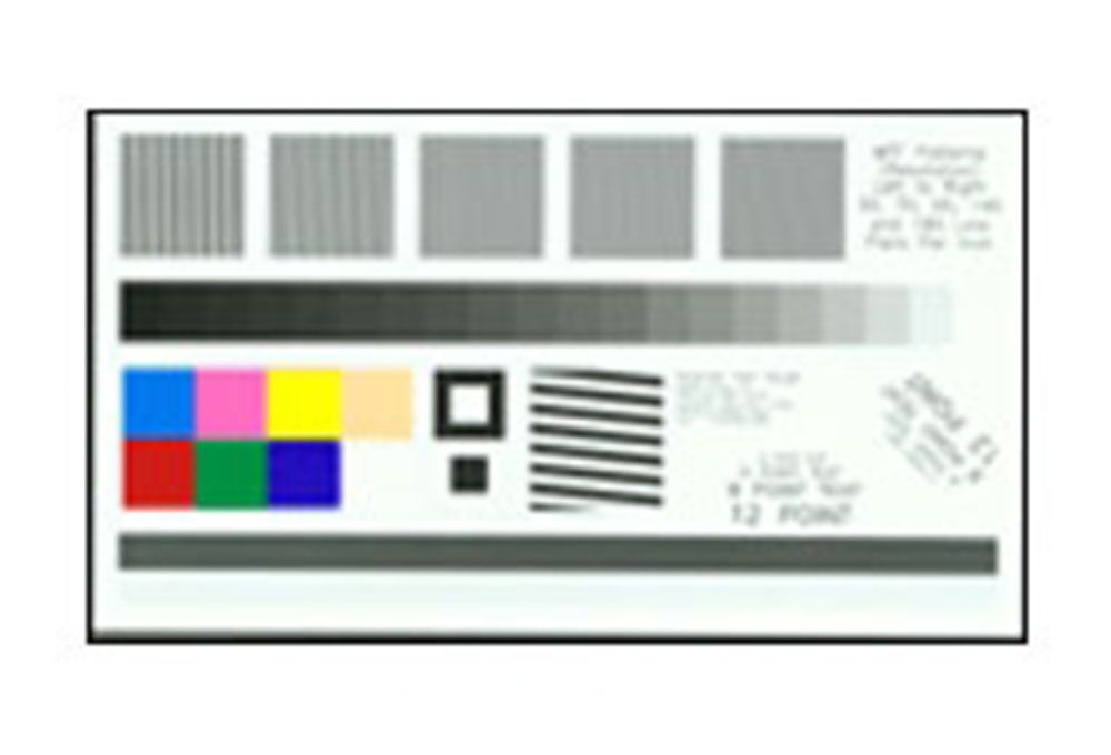 Color Scanner Test Target