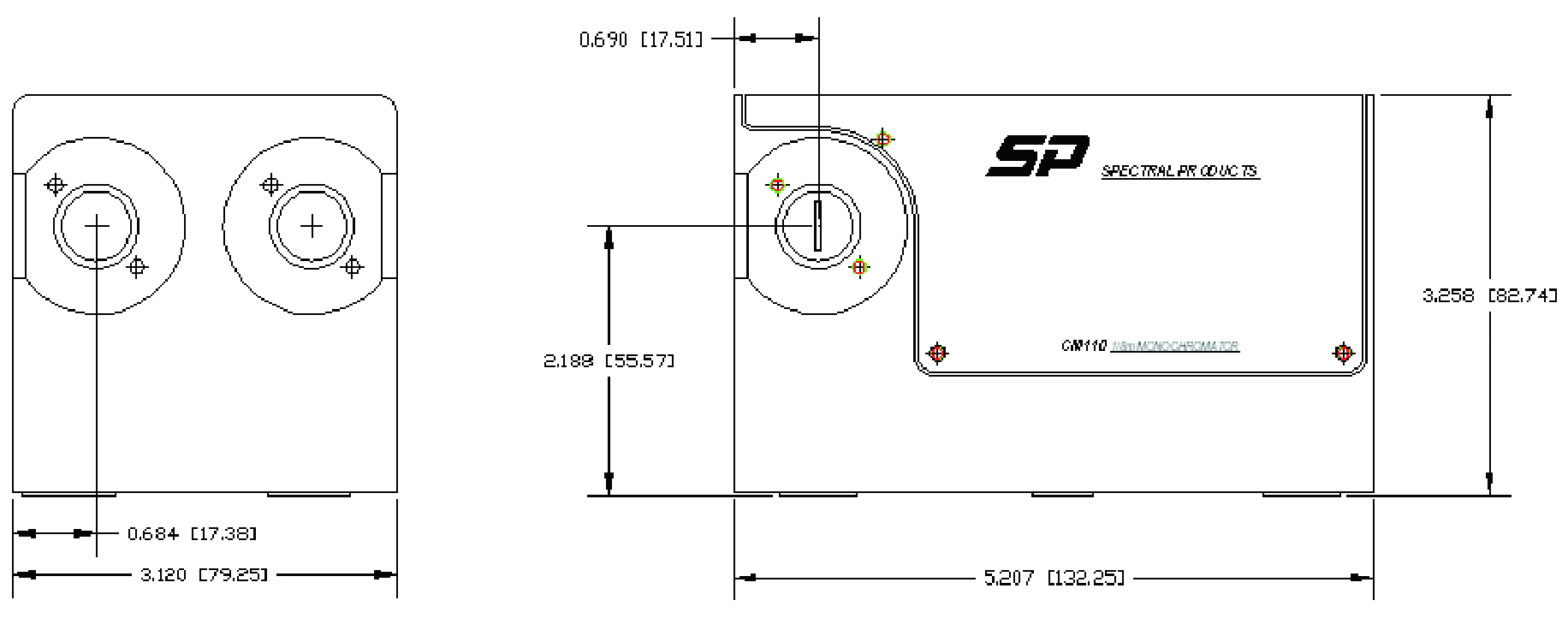 CM110 Compact 1/8 Meter Monochromator