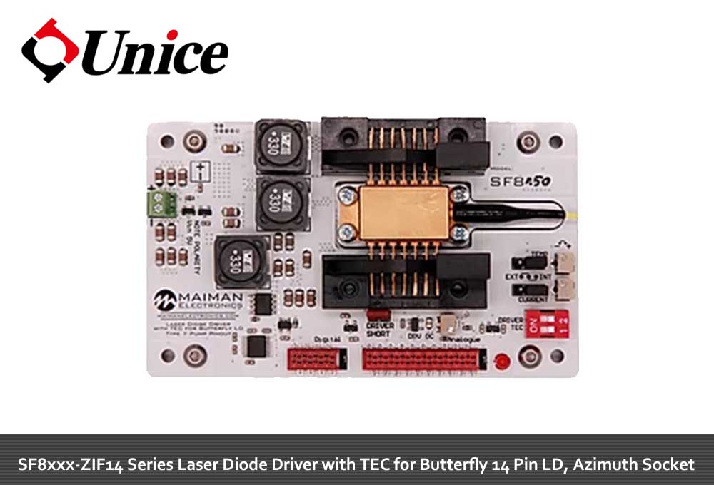SF8075-ZIF14 750mA Laser Diode Current Driver with TEC Controller for ...