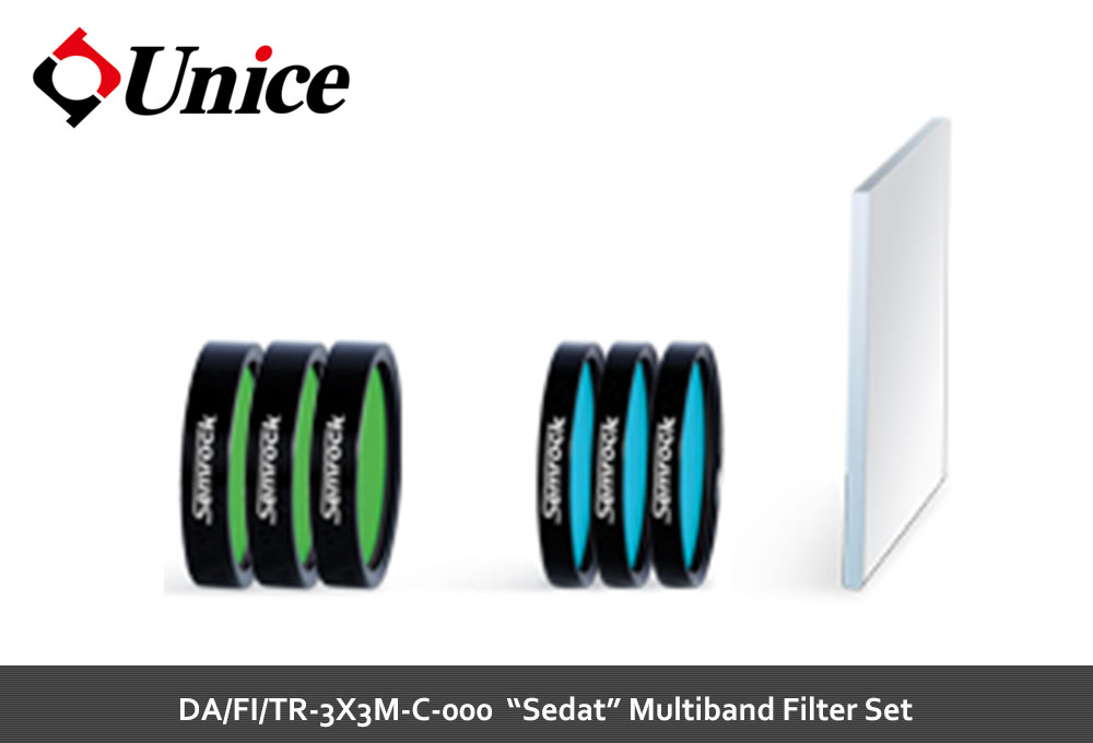 DA/FI/TR-3X3M-C-000 BrightLine® Sedat Multiband Filter Set
