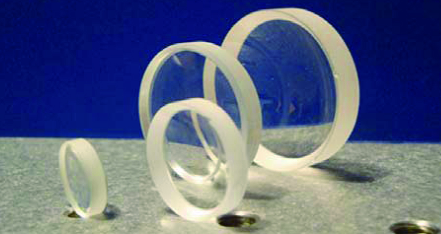 UE4484FS UV Grade Fused Silica Positive Meniscus Lenses